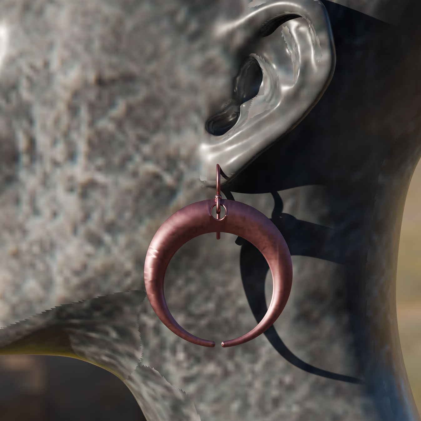 Minoan Annular Earrings – BoneNE