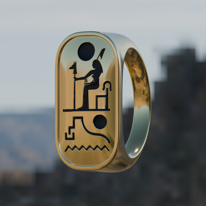 Ramesses the Great Cartouche Ring – BoneNE